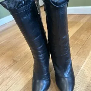 Cesare Paciotti | Shoes | Black Leather Short Bootslike New 38one Of ...
